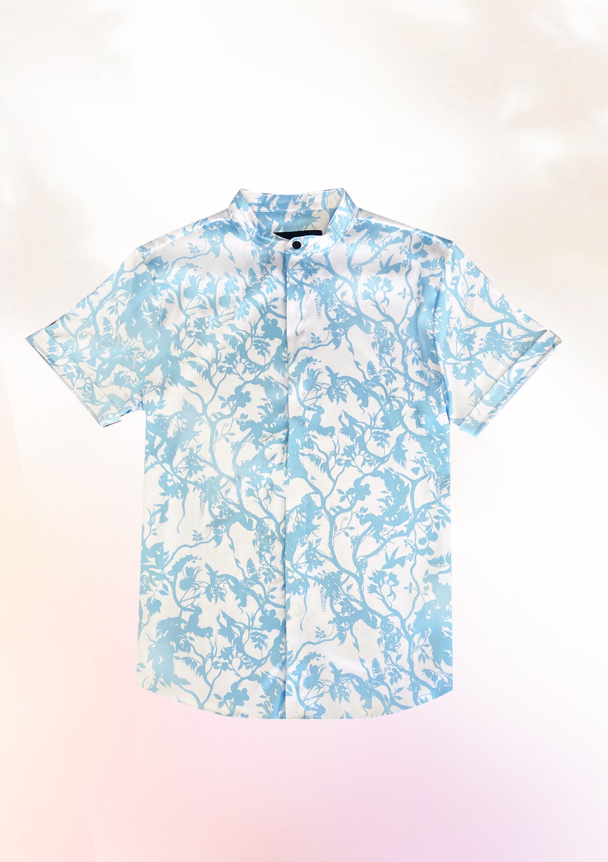 Steel Blue Forest Shirt – Tharshana - Online Design Store