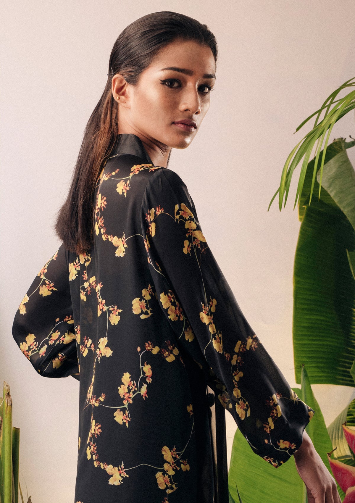 Kandyan Orchid Hybrid Cardigan – Tharshana - Online Design Store